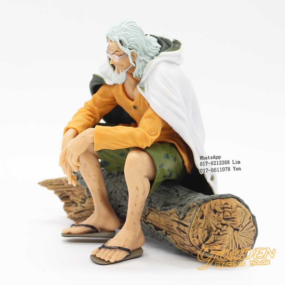 One Piece CREATOR Silvers Rayleigh Anime Action Figure 12cm, Hobbies ...