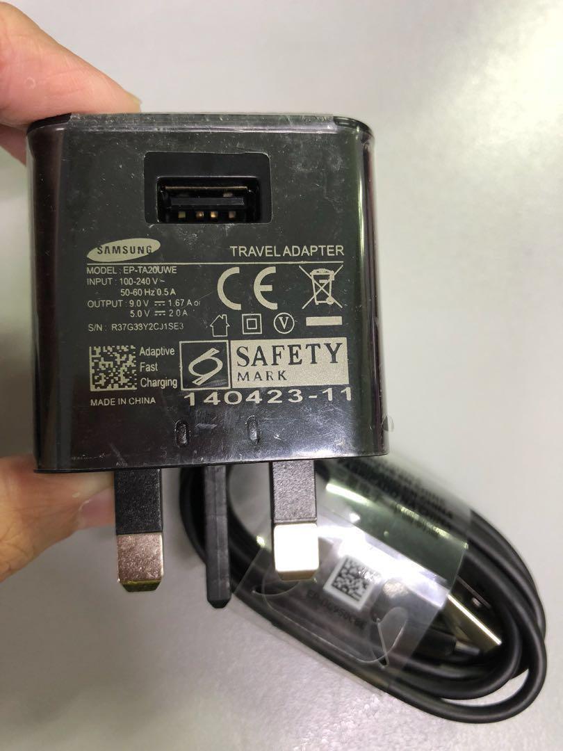 Original Samsung Fast Adaptive Charger Note 8 Set, Mobile Phones ...