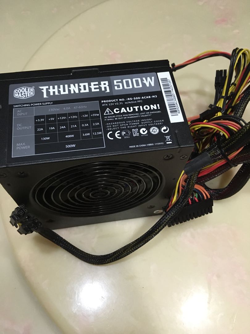 Power Supply Cooler Master, Computers & Tech, Parts & Accessories ...