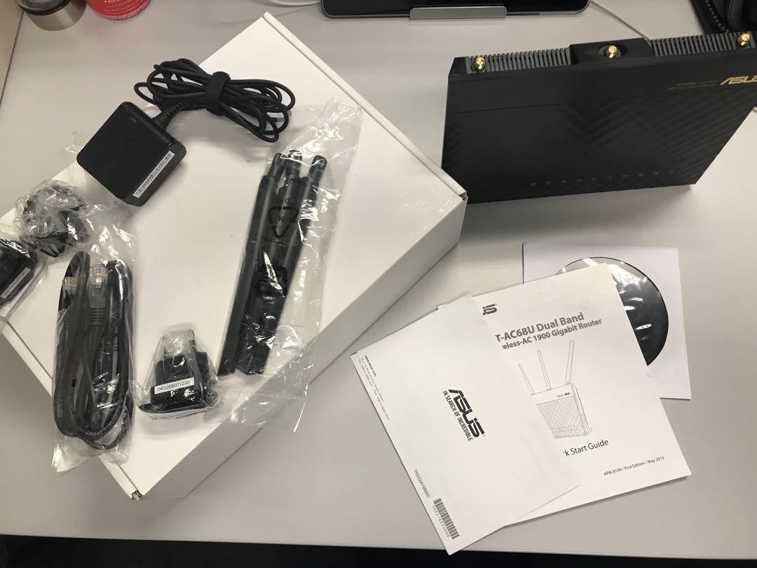 RT-AC68U Dual Band 3X3 Wireless AC 1900 Gigabit Router, Electronics ...