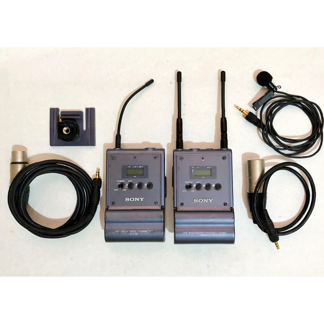 Sony Wireless TransmitterReceiver Mic URX P1UTX B1 complete set, Audio ...