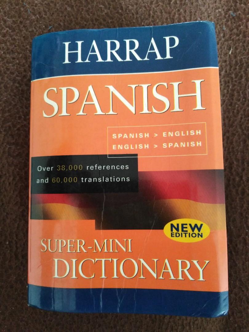 Super mini Spanish to English and vice versa dictionary, Hobbies & Toys ...