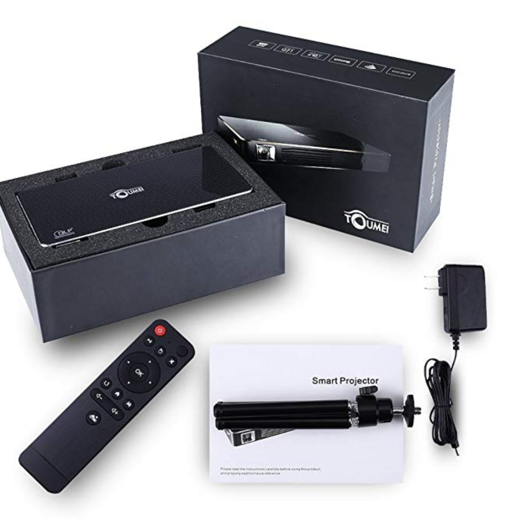 TOUMEI C800 Mini Pico Video Projector - BLACK US PLUG, TV & Home ...