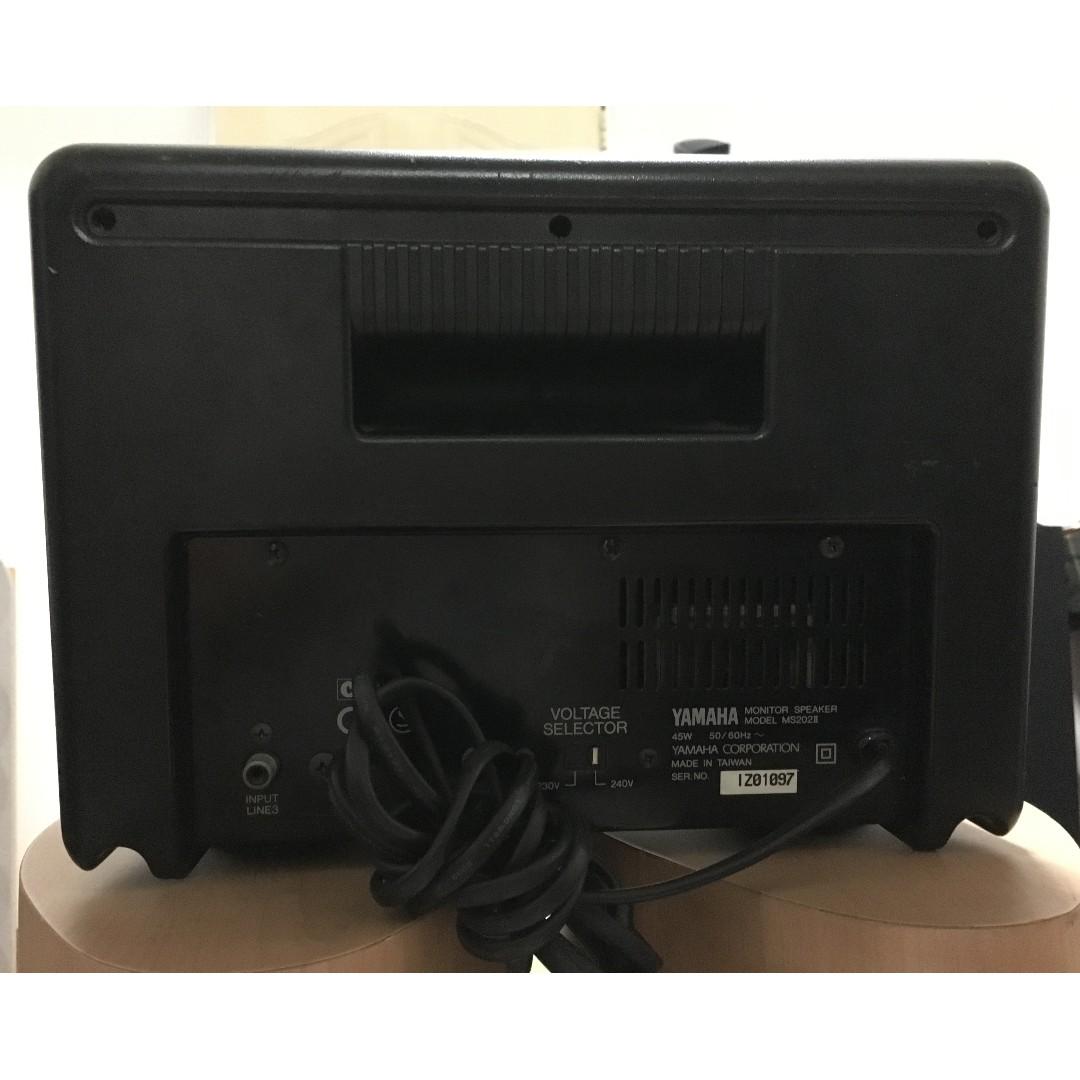 Yamaha MS202 II Powered Monitor Studio Speaker, Audio, Other Audio ...