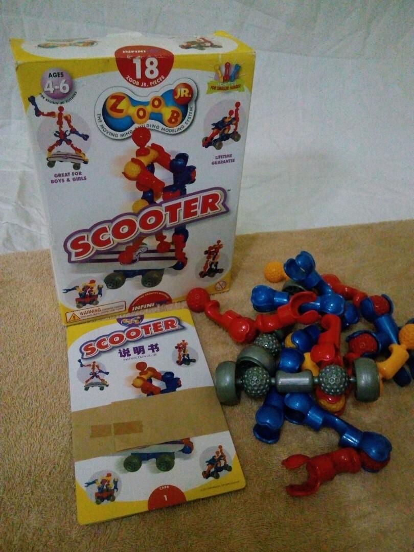Zoob Jr Scooter 18 pieces by Infinitoy, Hobbies & Toys, Toys & Games on ...