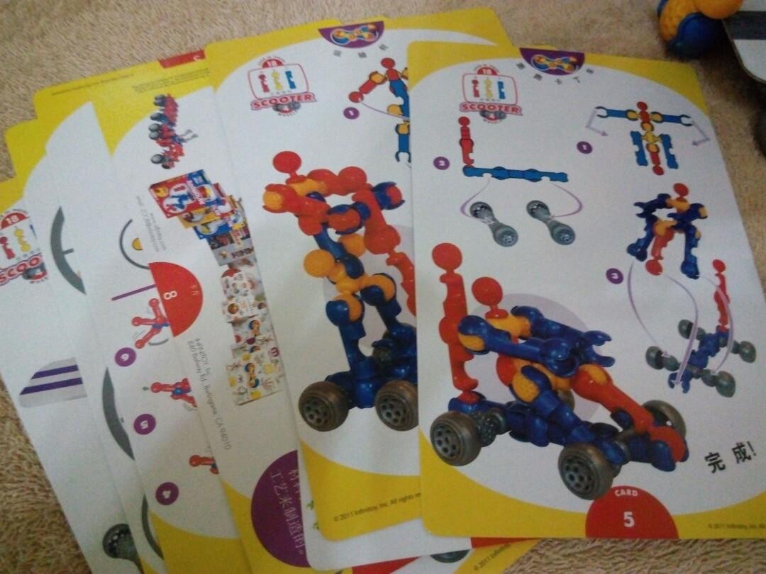 Zoob Jr Scooter 18 pieces by Infinitoy, Hobbies & Toys, Toys & Games on ...
