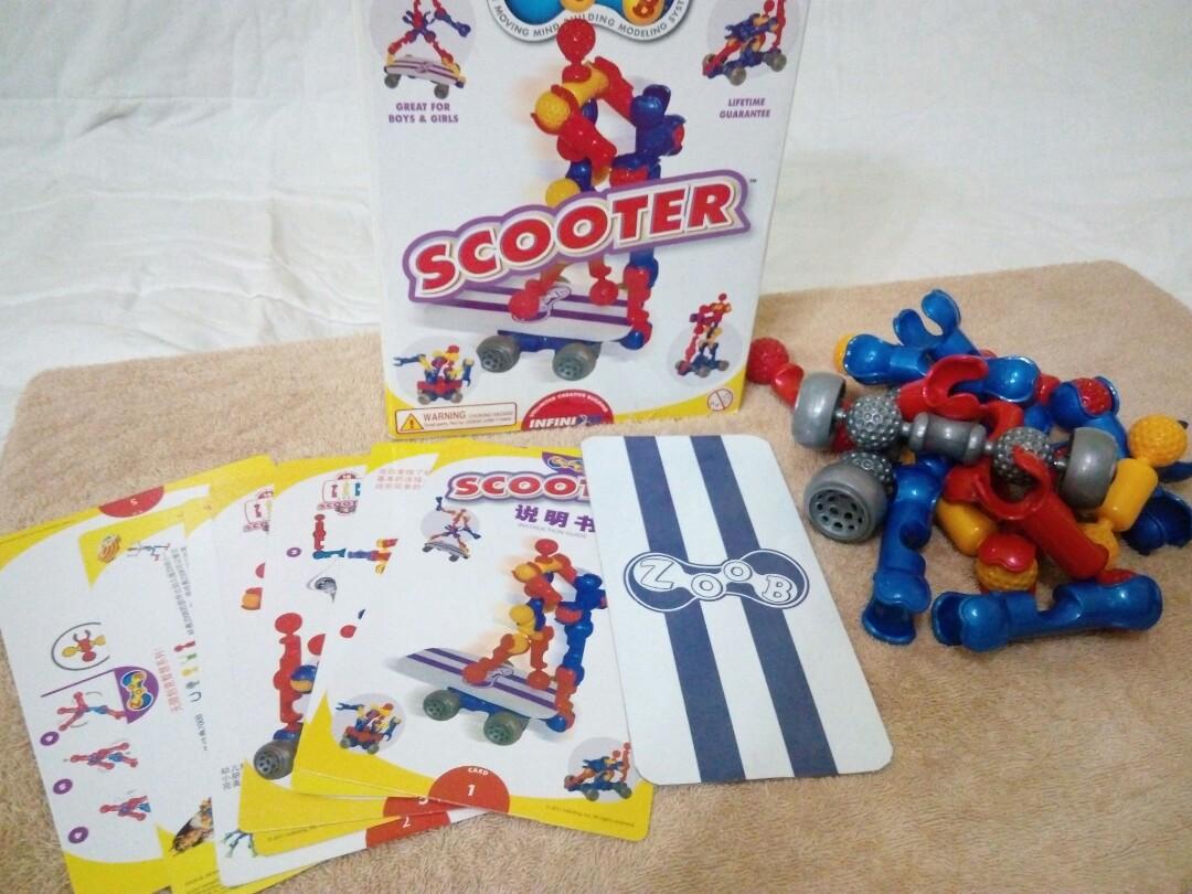 Zoob Jr Scooter 18 pieces by Infinitoy, Hobbies & Toys, Toys & Games on ...