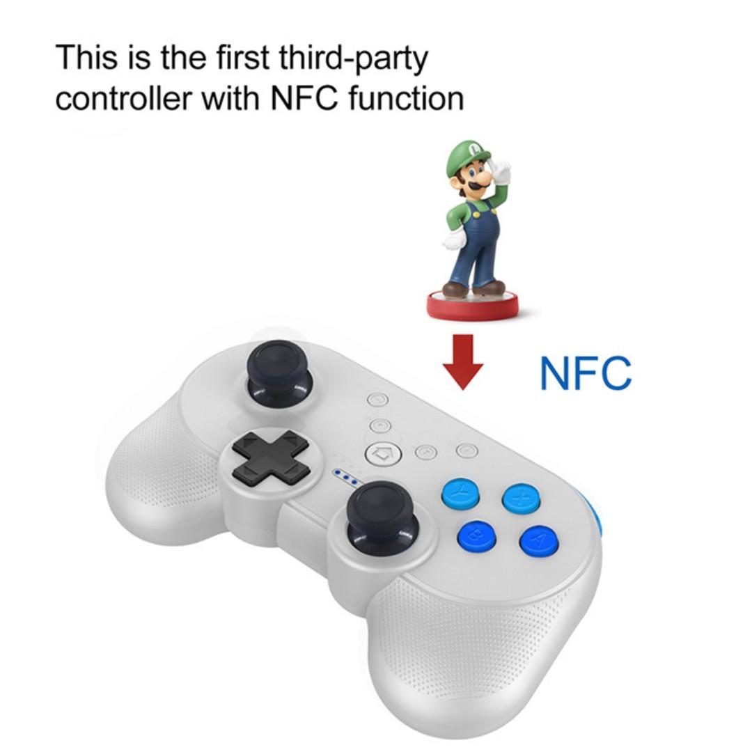 (訂貨) Switch NS amiibo NFC 連射 Turbo HD震動 無線手掣 Wireless Pro Controller, 電子遊戲, 遊戲機配件, 手掣 - Carousell