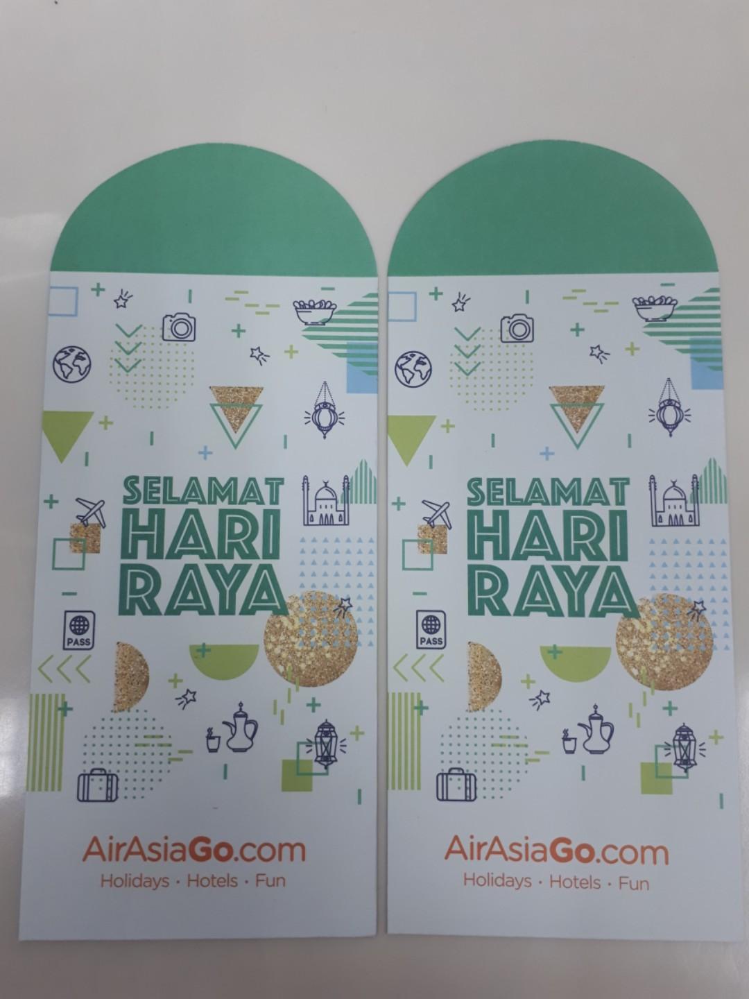 Angpao packet sampul duit raya AirAsia Go, Hobbies & Toys, Collectibles ...