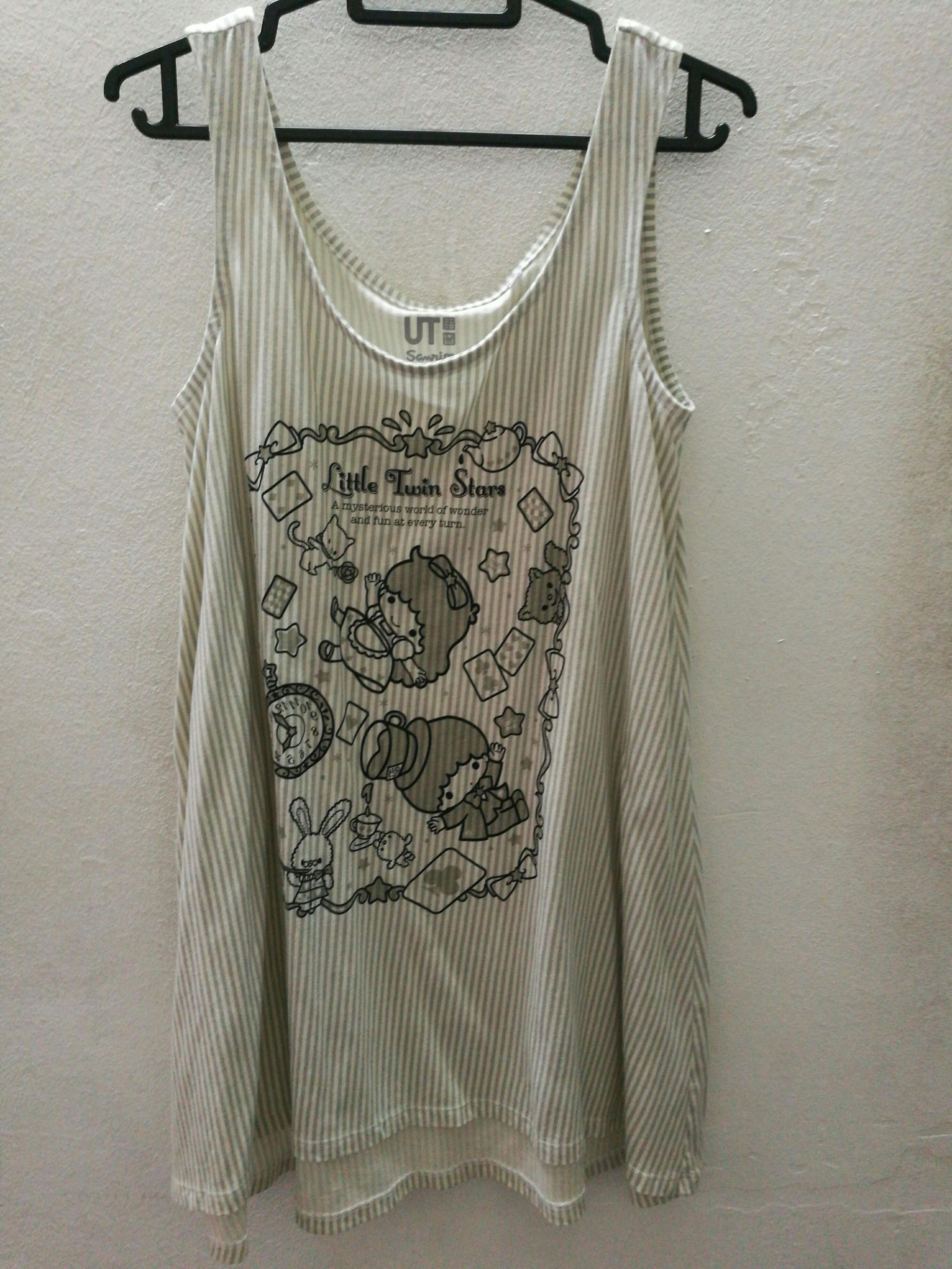Authentic Uniqlo Sanrio little twin star singlet dress / top, Women's ...