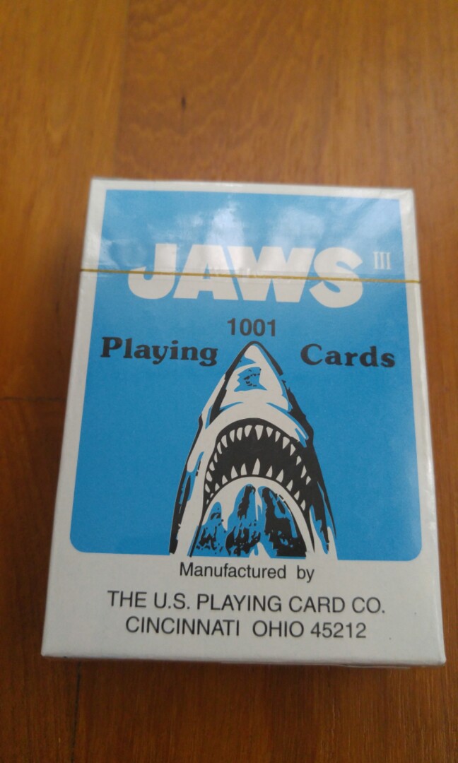 Brand New Jaws IV Poker Playing Cards, Hobbies & Toys, Toys & Games on ...