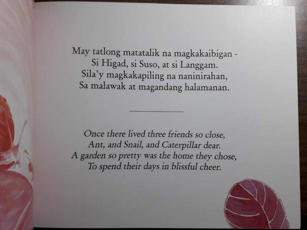 Children's book: Ang Kuwento ni Higad, Suso at Langgam, Hobbies & Toys ...