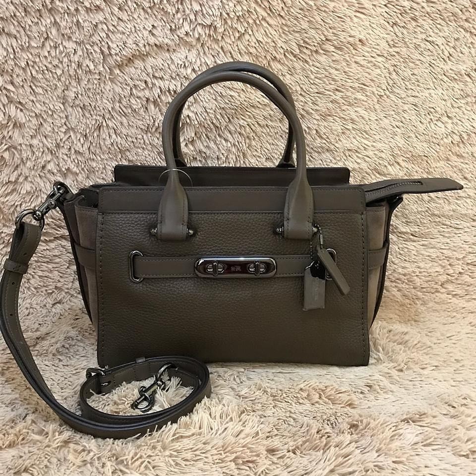Coach Swagger 27 Fatique, Barang Mewah, Tas & Dompet di Carousell