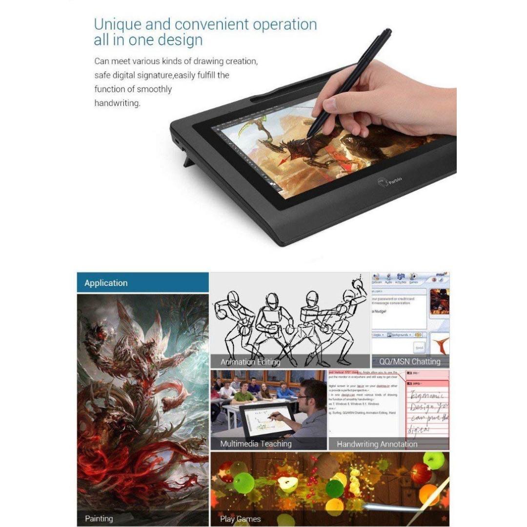 (E441) (With free Pouch) Parblo Coast10 10.1" Digital Pen Tablet ...