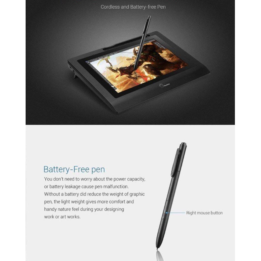 (E441) (With free Pouch) Parblo Coast10 10.1" Digital Pen Tablet ...