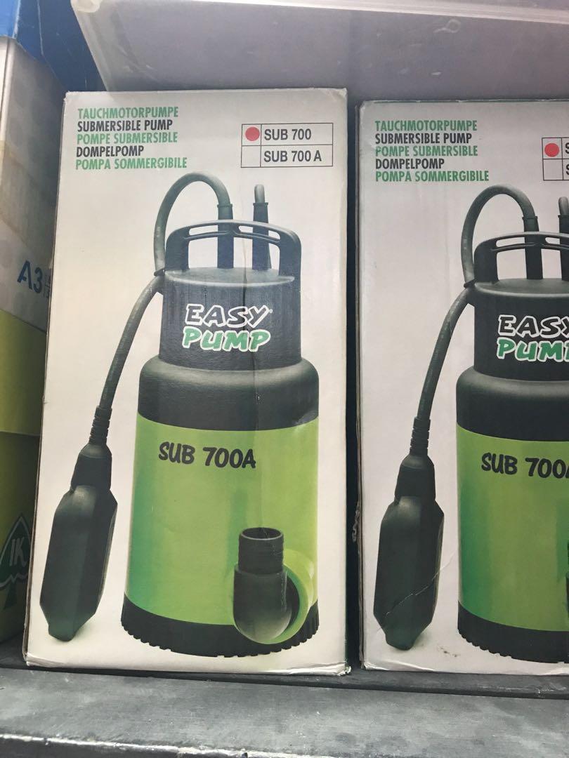 Easy pump sub 700 water pump, TV & Home Appliances, Water Heater ...