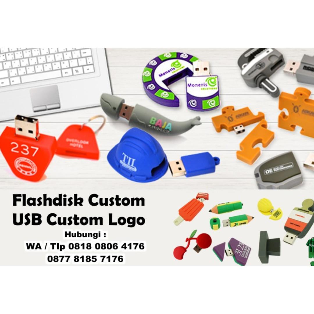 FLASHDISK CUSTOM metode 3D - desain custom, Buku & Alat Tulis, Alat ...