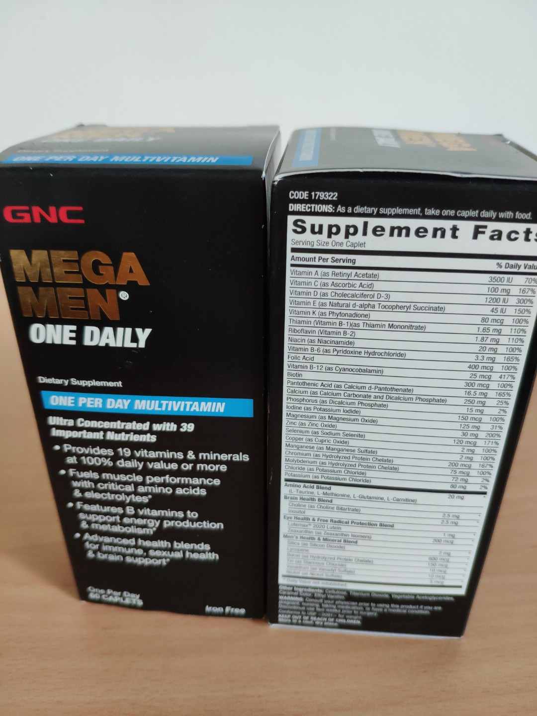 GNC mega man, Health & Nutrition, Health Supplements, Vitamins & Supplements on Carousell