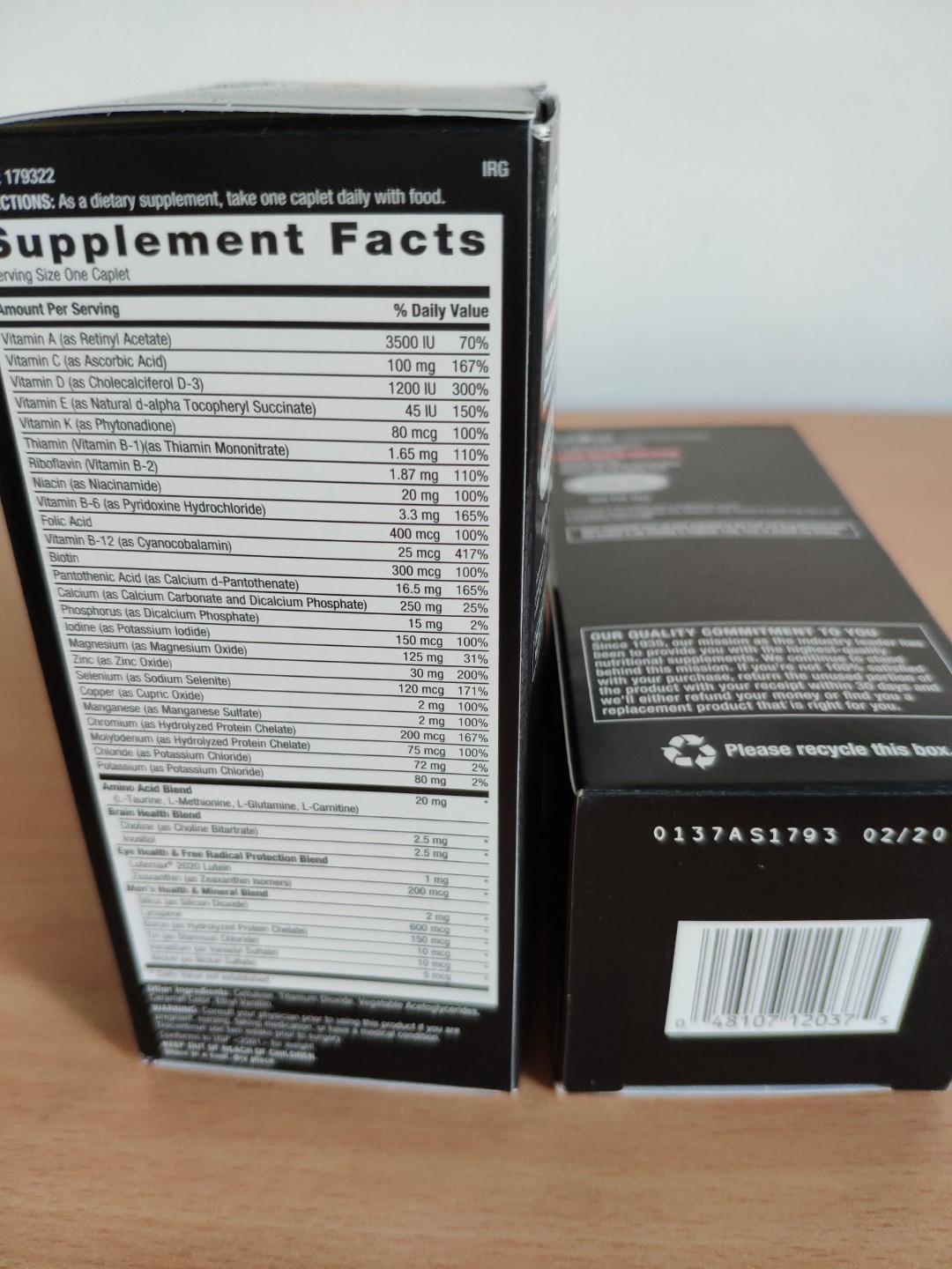 GNC mega man, Health & Nutrition, Health Supplements, Vitamins ...