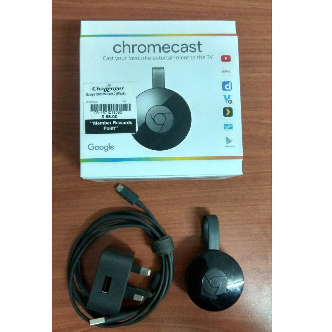 Google Chromecast 2 Black, Mobile Phones & Gadgets, Mobile Phones ...
