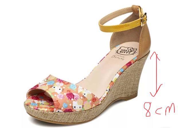 hello kitty platform wedges