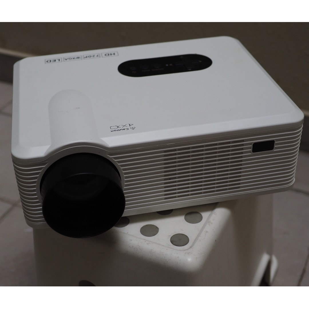 Home Theater LED Projector Cinema 720p, TV & Home Appliances, TV ...