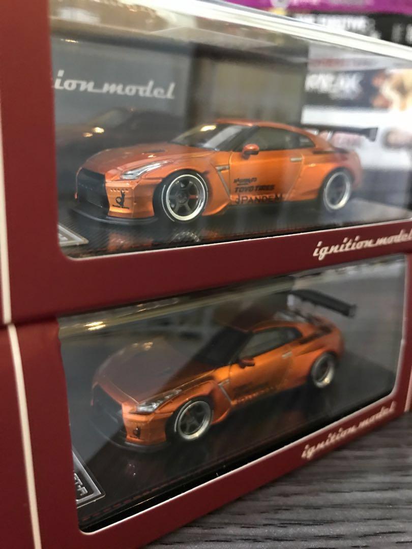 Ignition Model 1/64 Pandem R35 GT-R Orange Metallic , Hobbies & Toys ...