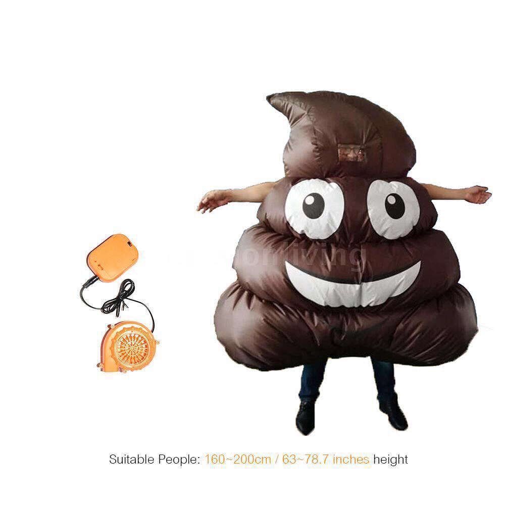 IN STOCK inflatable poop emoji Halloween costume, Everything Else on ...