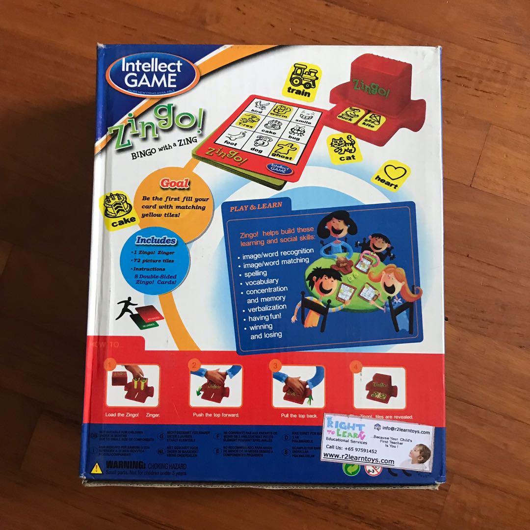 Intellect Games Zingo, Hobbies & Toys, Toys & Games on Carousell