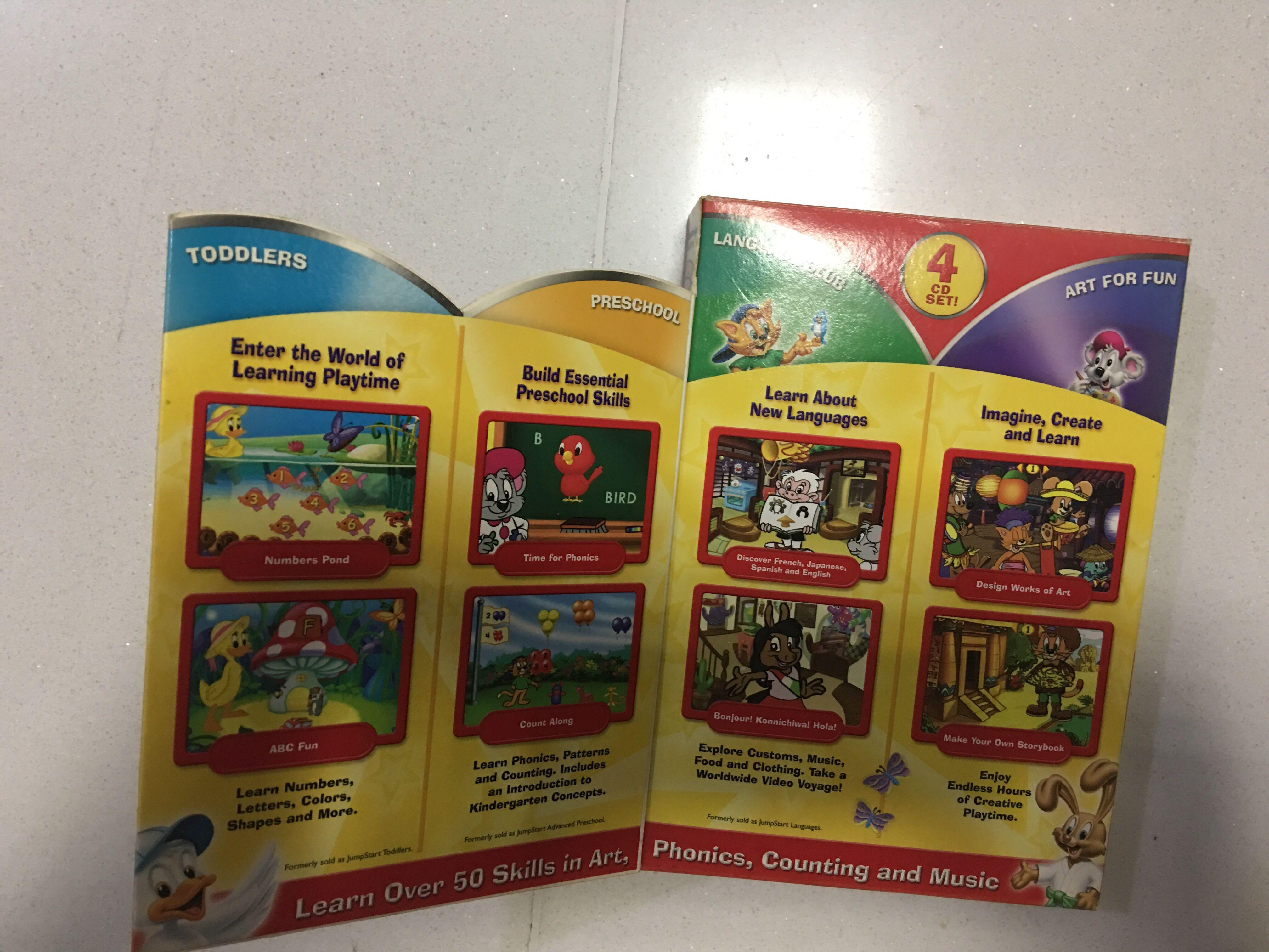 Jump Start Pre-school Children activities CD Rom, Hobbies & Toys, Books ...