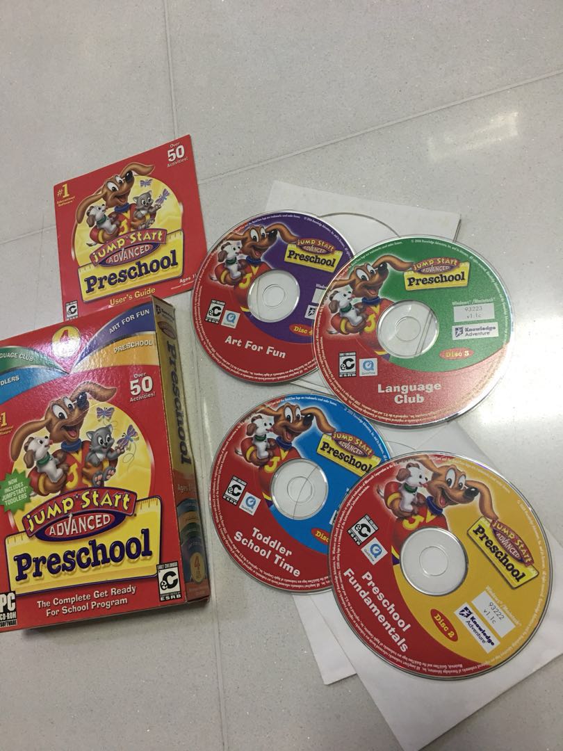 Jump Start Pre-school Children activities CD Rom, Hobbies & Toys, Books ...