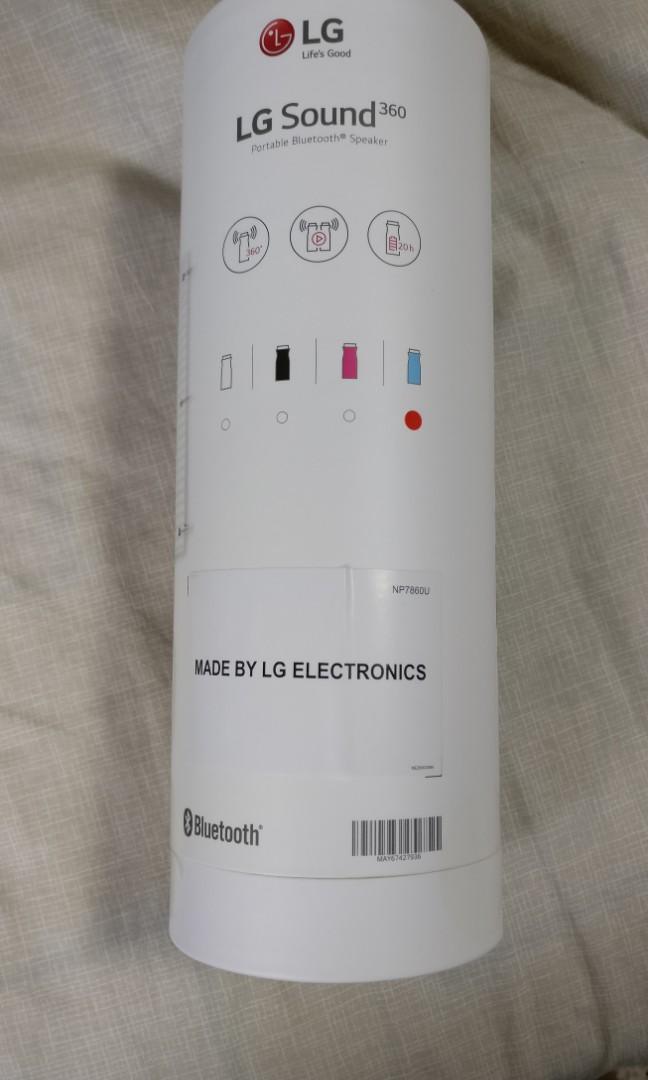 LG Sound 360 Portable Bluetooth Speaker, Audio, Soundbars, Speakers ...