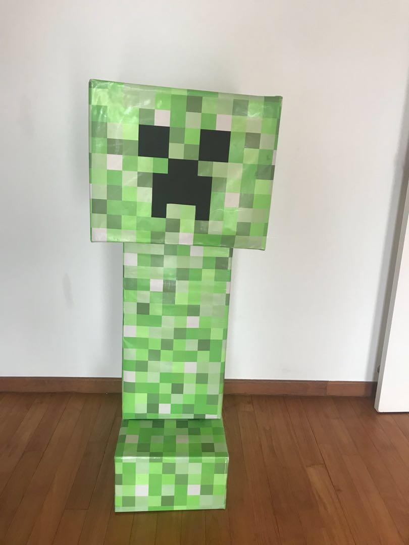 Life size minecraft statues, Video Gaming, Gaming Accessories ...