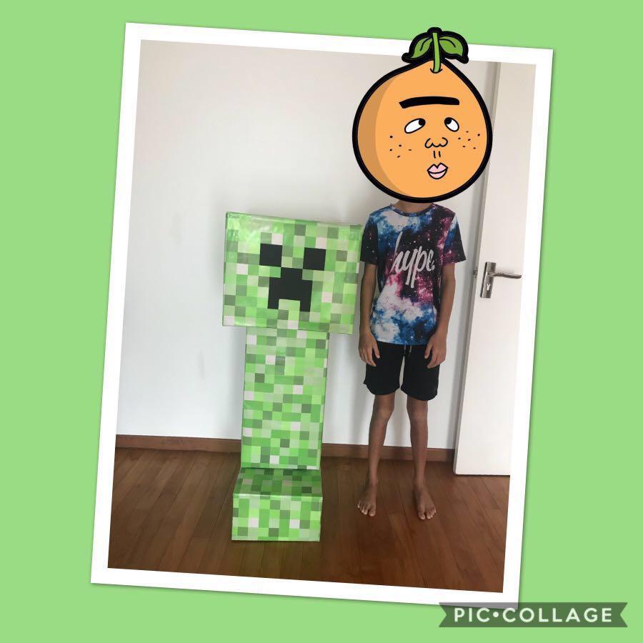 Life size minecraft statues, Video Gaming, Gaming Accessories ...