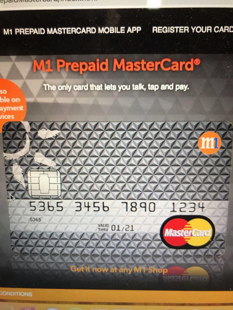 M1 Prepaid Mastercard ($32.84 worth), Everything Else on Carousell