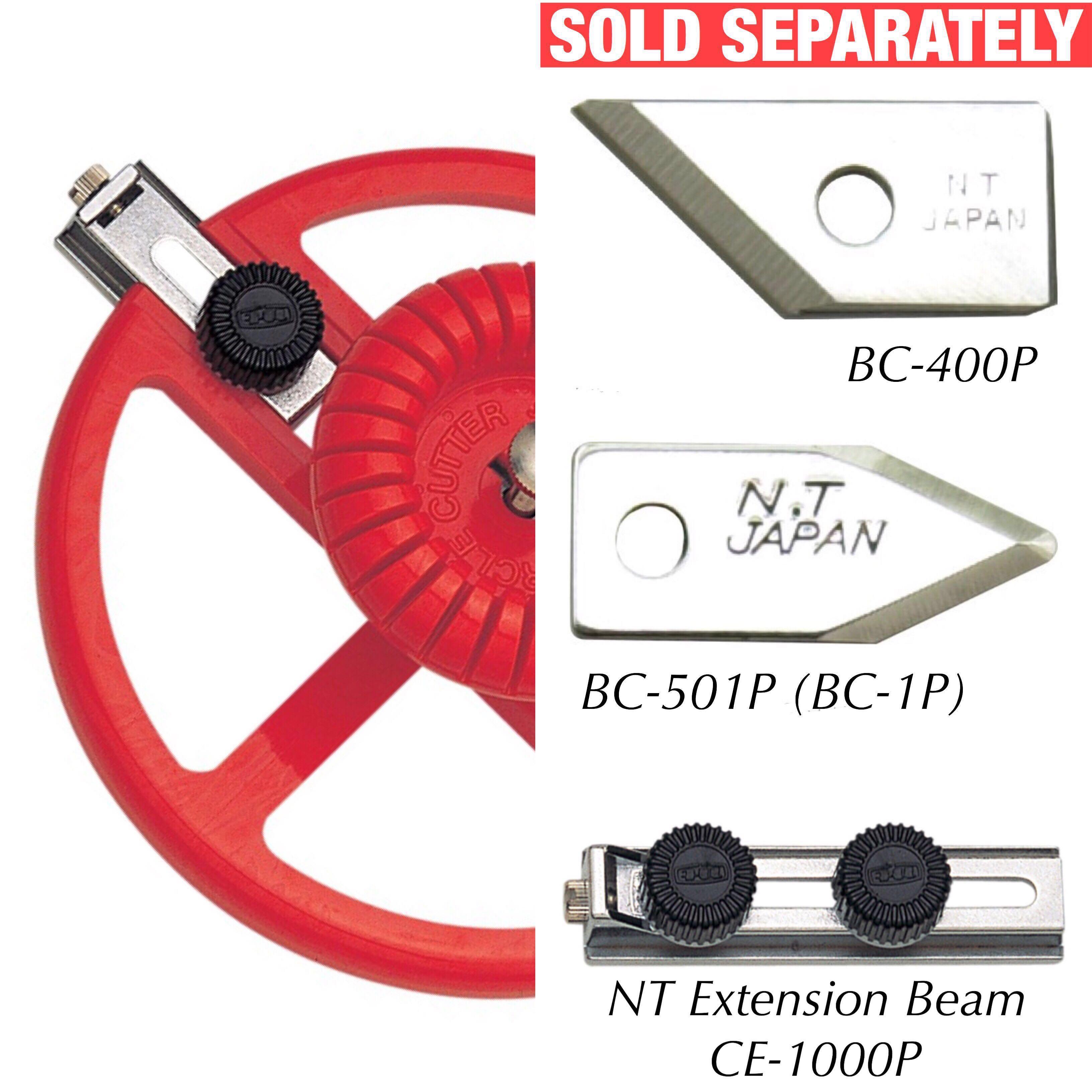 NT Cutter Heavy-Duty Circle Cutter cut 3cm - 16cm Diameter (C-2500P ...