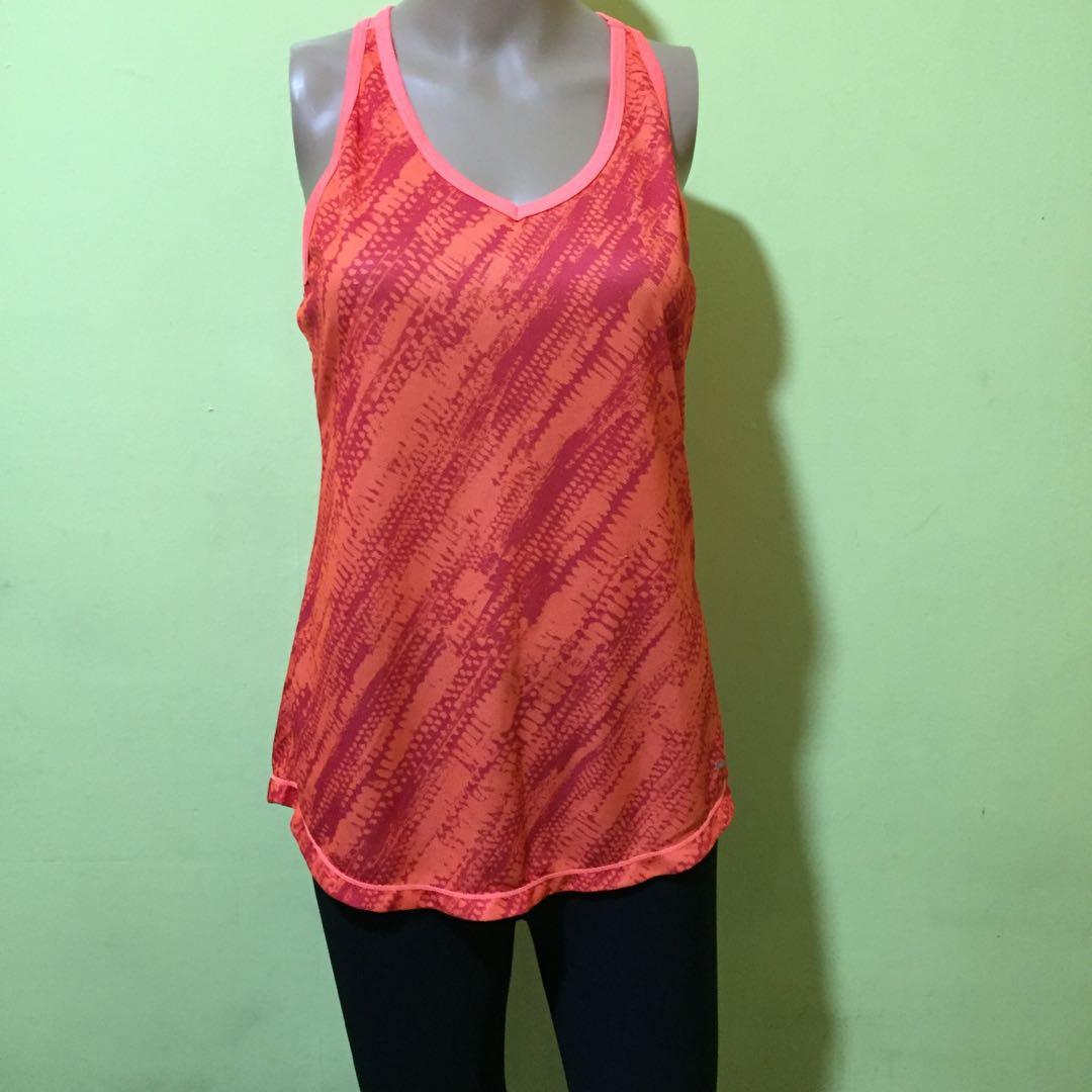 Orange Sando Dri Fit, Men's Fashion, Activewear on Carousell