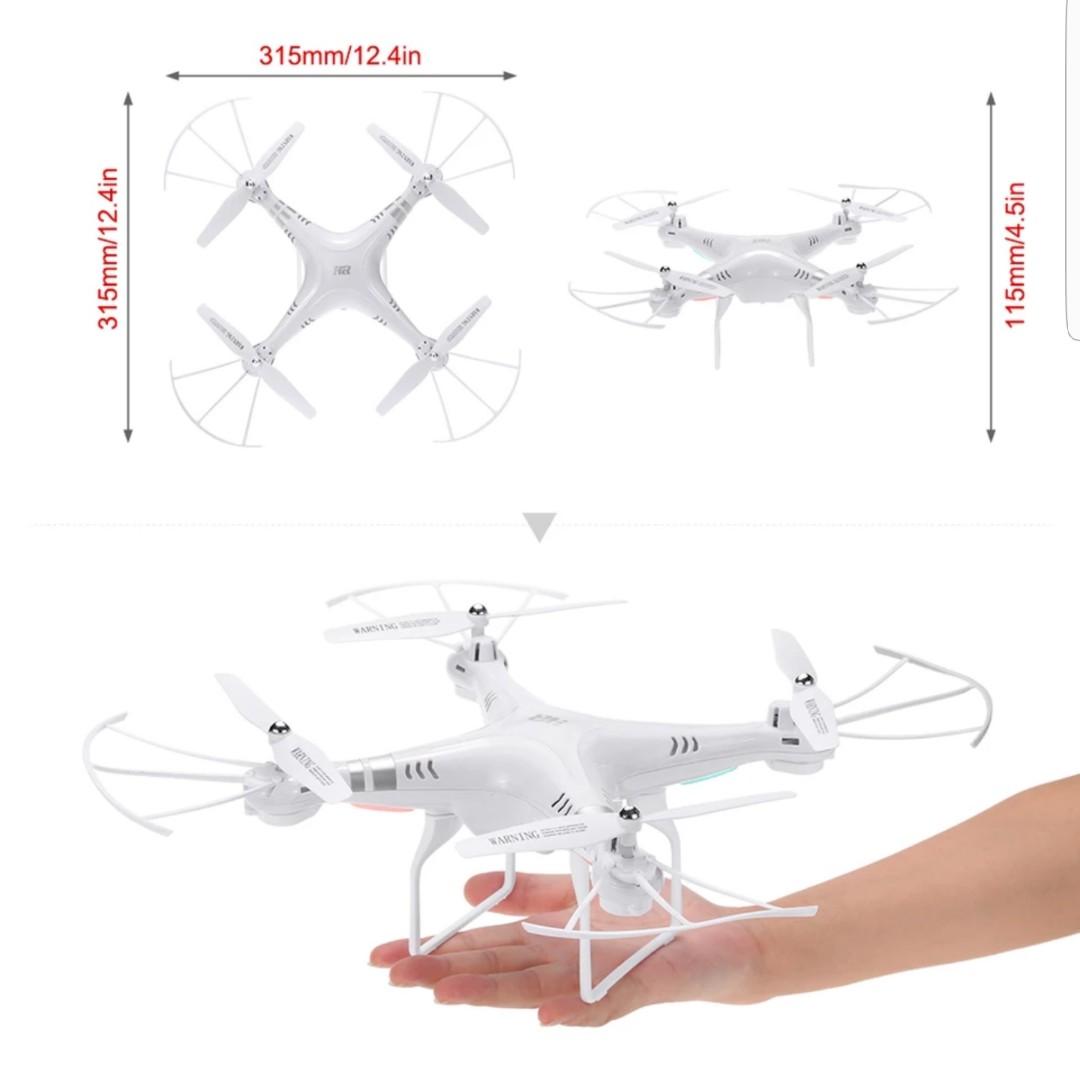 Original HR SH5 2.4G 4CH 6-Axis UAV Drone Headless Mode 3D-flip RTF RC ...