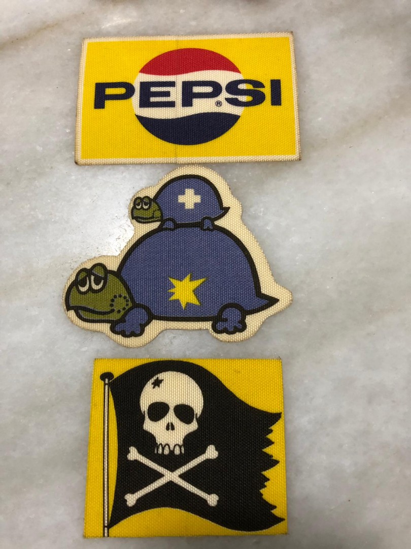 PEPSI Iron On Patches (1970s collection), Hobbies & Toys, Memorabilia ...