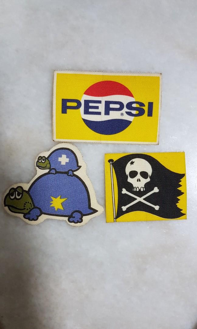 PEPSI Iron On Patches (1970s collection), Hobbies & Toys, Memorabilia ...