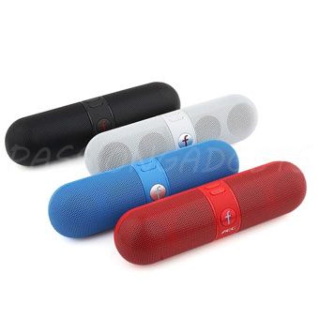 Pill Capsule Bluetooth F-808 Wireless Speaker+Built-in Battery, Audio ...