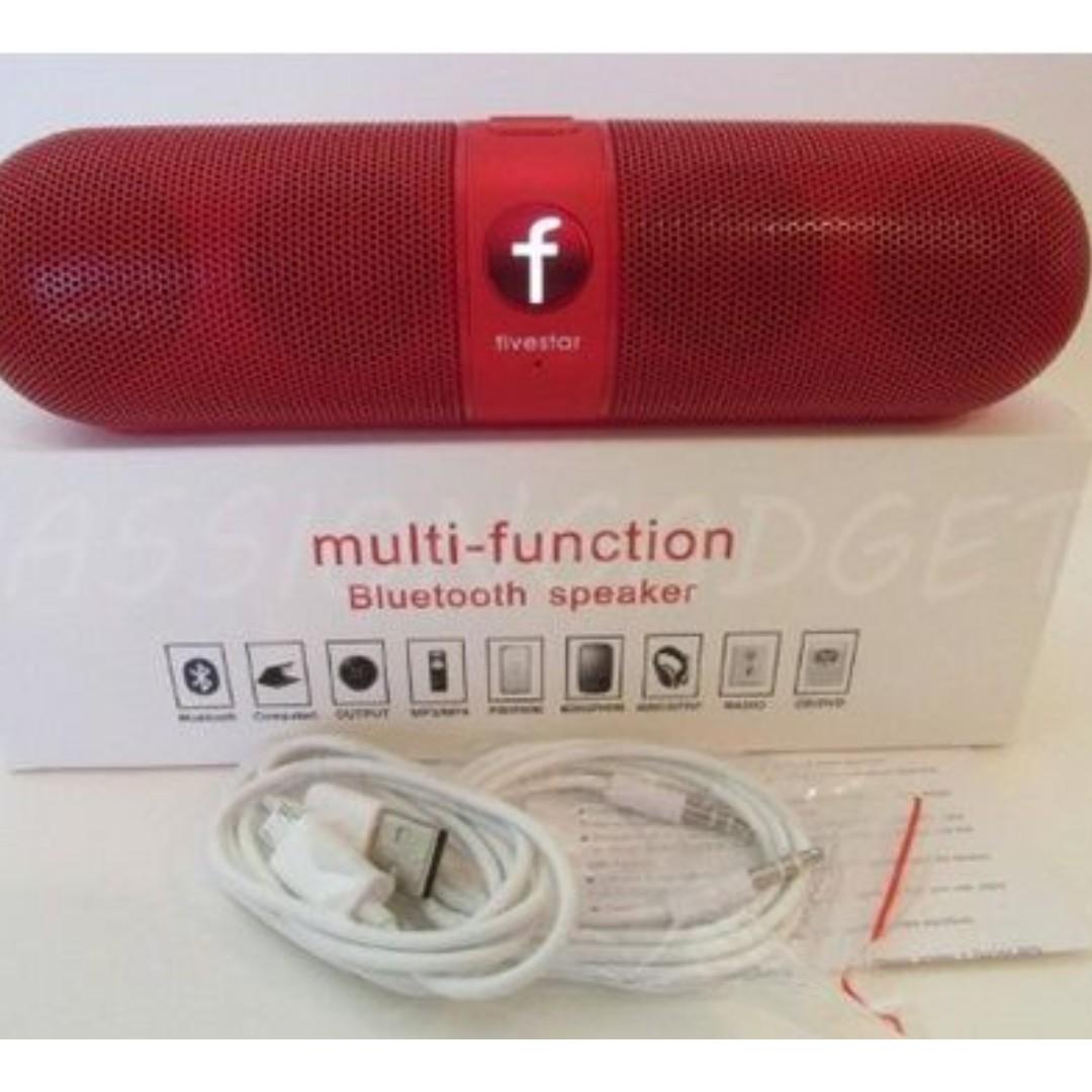 Pill Capsule Bluetooth F-808 Wireless Speaker+Built-in Battery, Audio ...