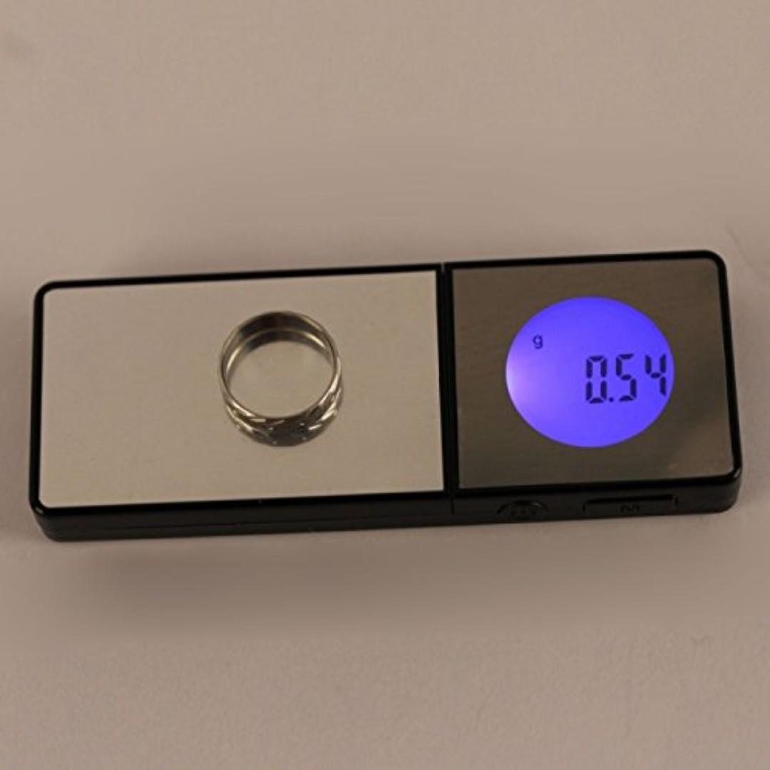 Pocket Weighing Scale with Slide Cover High Precision Timbangan 100g 0 ...