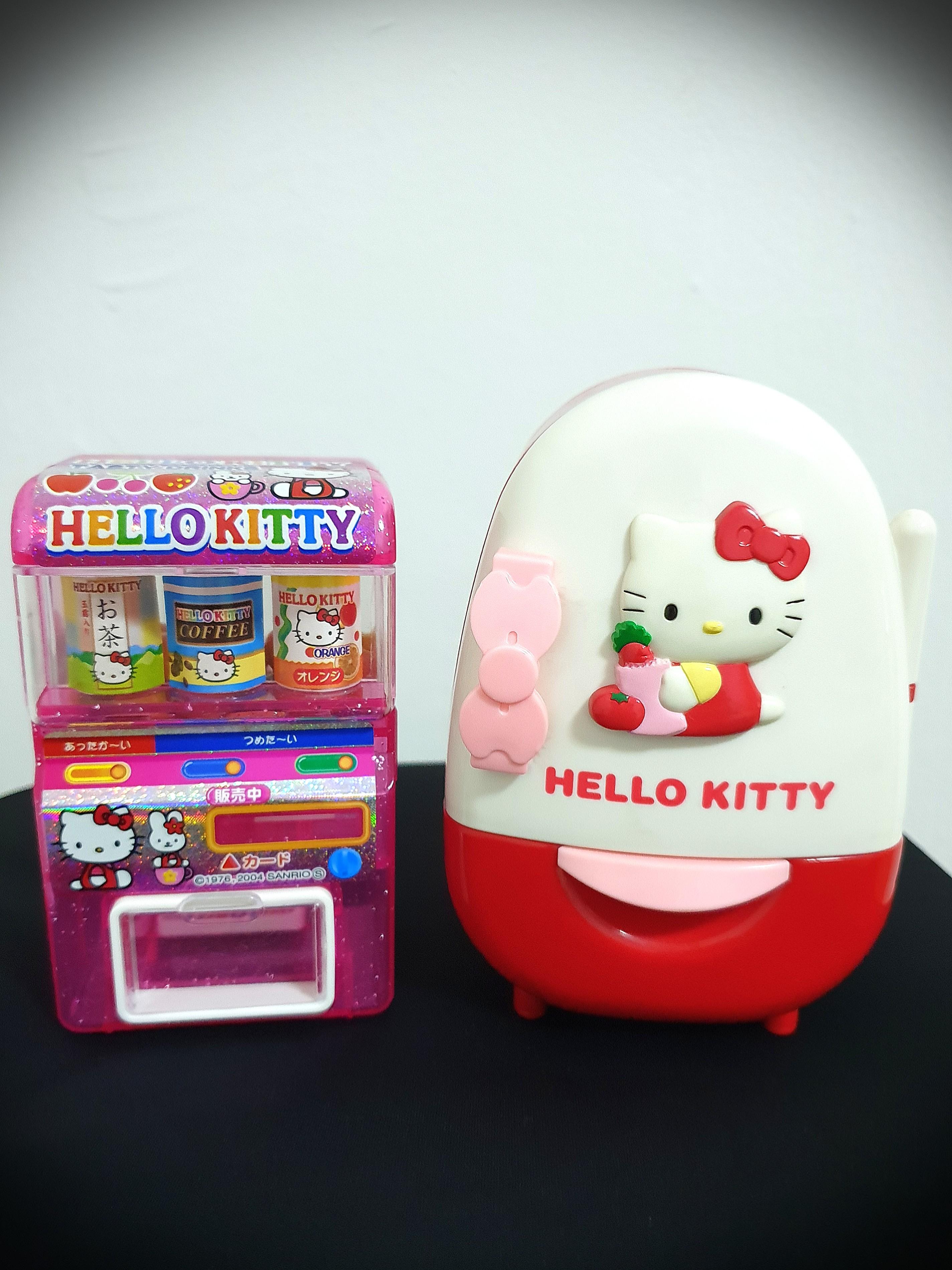 Rare Hello Kitty Mini Candy Dispenser & Mini Fridge, Hobbies & Toys ...