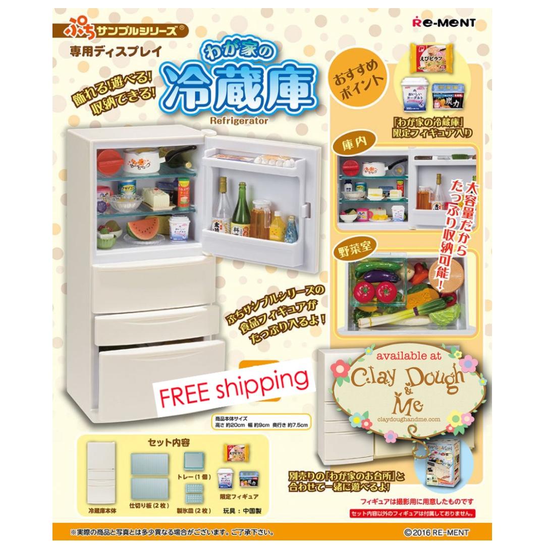 LAST PIECE Re-ment Miniature Refrigerator/Rement Miniature Refrigerator ...