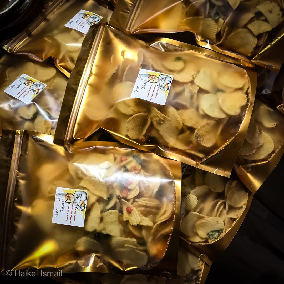 Salted egg chips, Food & Drinks, Packaged & Instant Food on Carousell