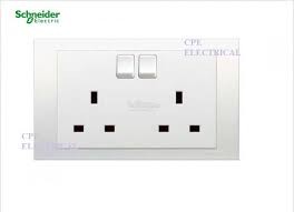 Schneider KB25 Power Socket, TV & Home Appliances, Electrical, Adaptors ...