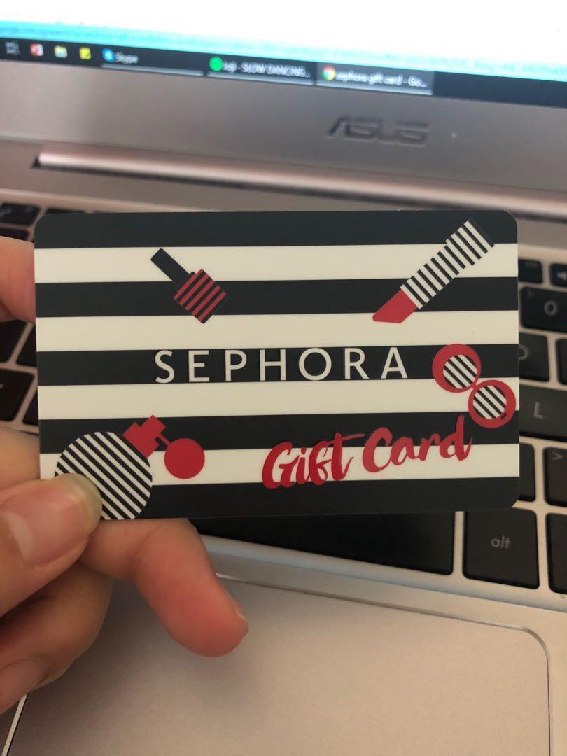 Sephora gift card, Tickets & Vouchers, Vouchers on Carousell