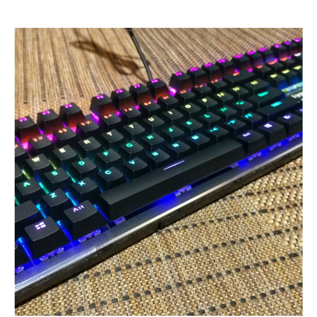 (Reserved) V700 RGB AL Mechanical Backlit Keyboard, Computers & Tech ...