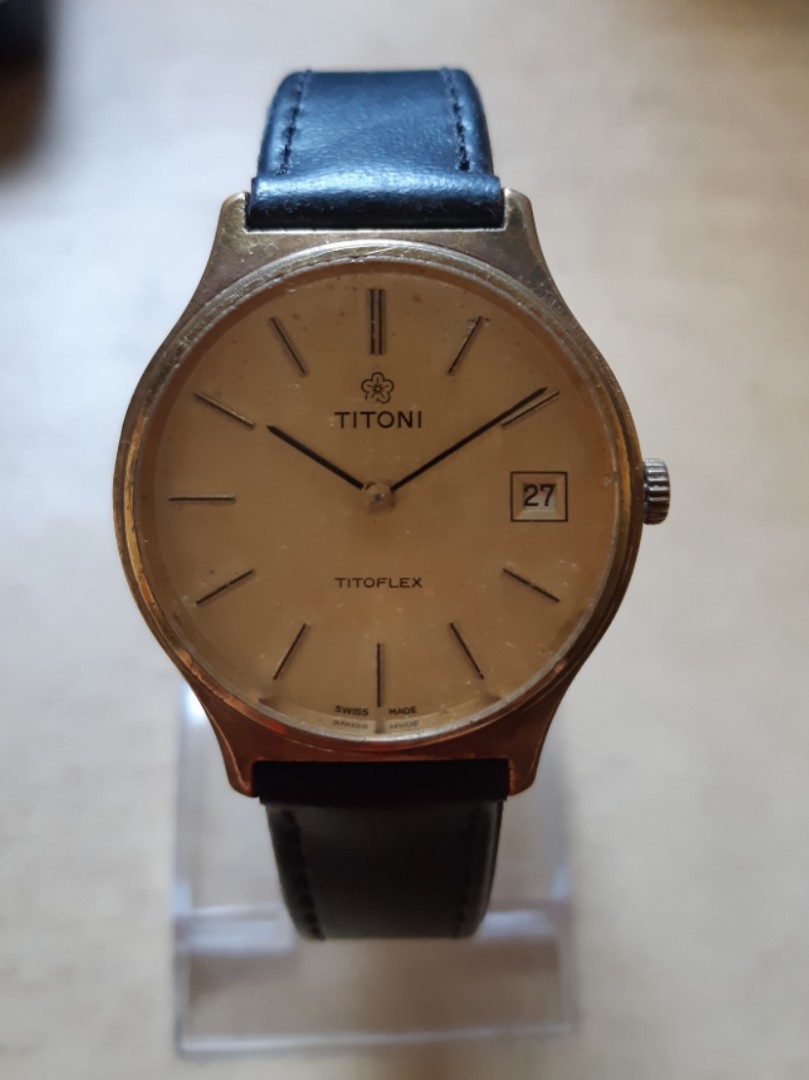 Vintage Titoni Manual wind Men Watch, Men's Fashion, Watches ...